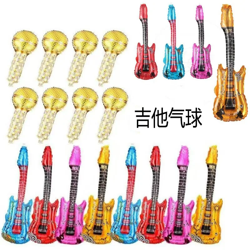 Mini Microphone Balloons Karaoke Inflatable Speaker for 80s 90s Party ...