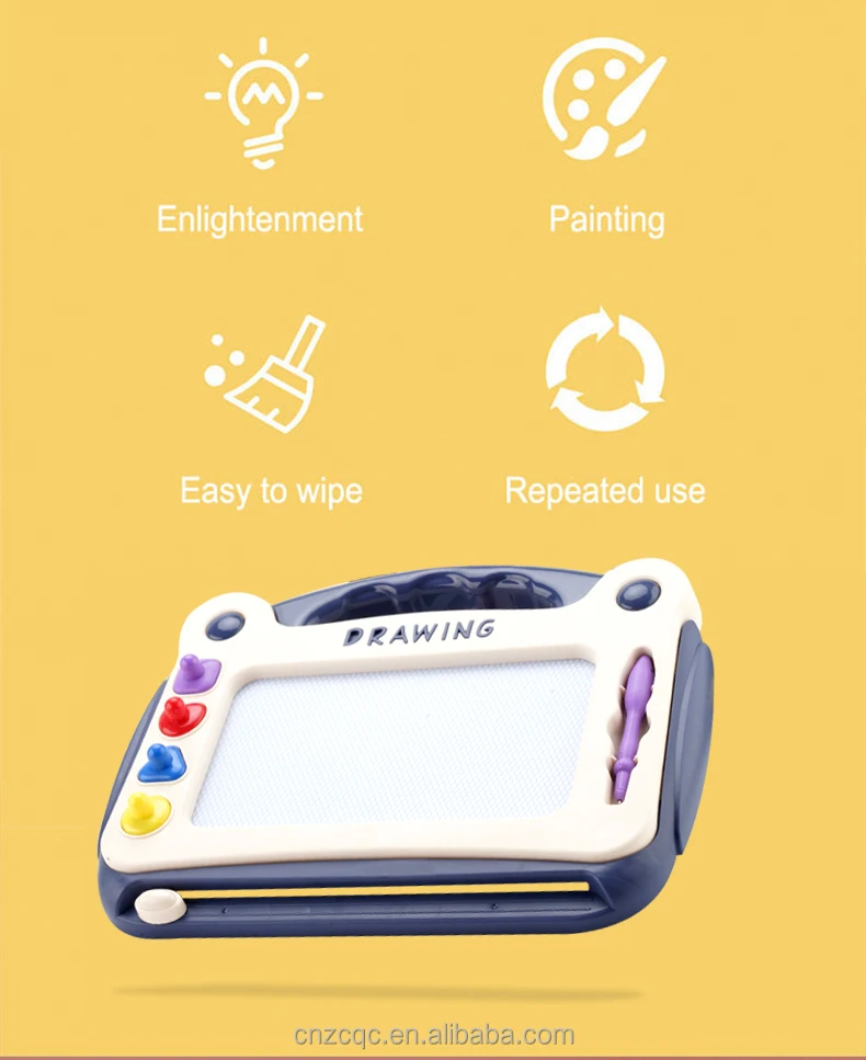 Diy Doodle Paintingtoy Kids Magnetic 2-in-1 Drawing Board Children's ...