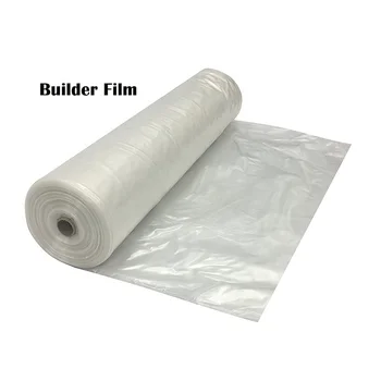 4m X 50m 200um Black Polyethylene Builders Plastic Film For ...