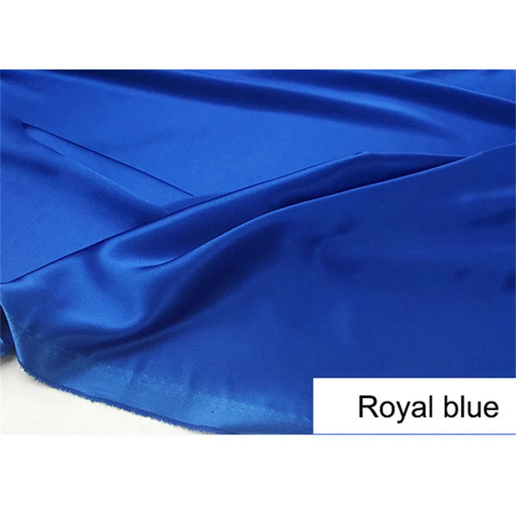 700 Colors In Stock 50d*75d Shiny Polyester Satin Fabrics No Stretch ...