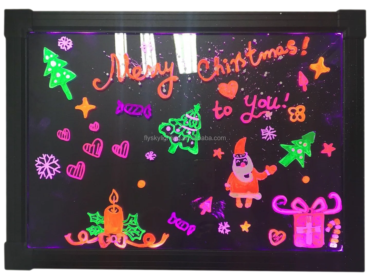 Flashing Erasable Message Board - Perfect for Bar Advertising