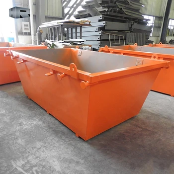 5m3 Waste Recycling Metal Garbage Can Skip Bin With Wheels Available ...
