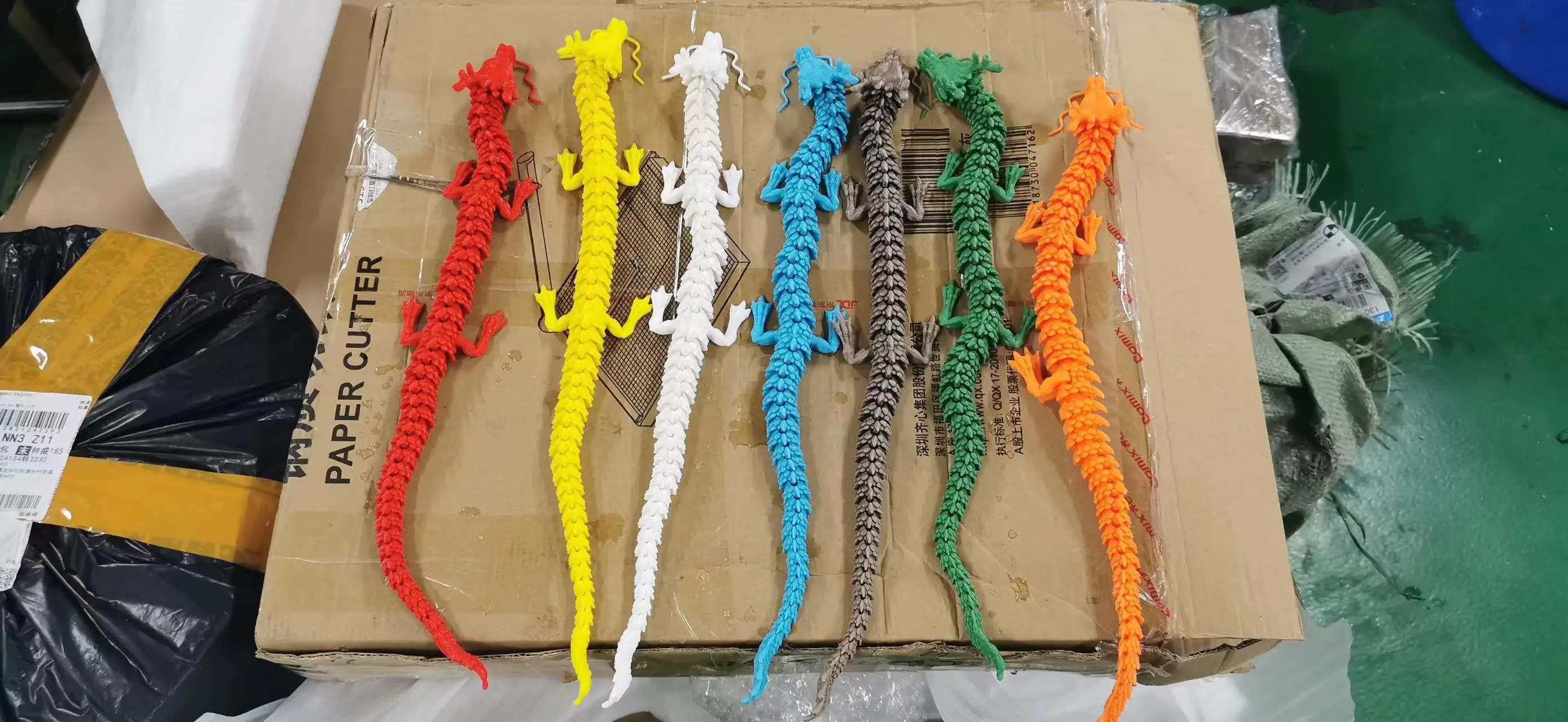 3D Printing Service FDM Process PLA Hinge Dragon Activity Toy Dragon ...