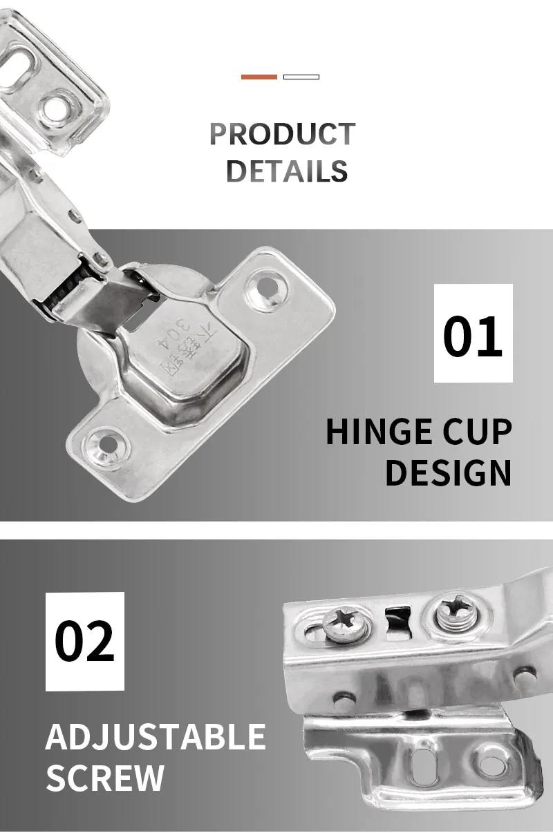 SHENGXIN Furniture 35mm Cup Soft Closing Hydraulic Hinge