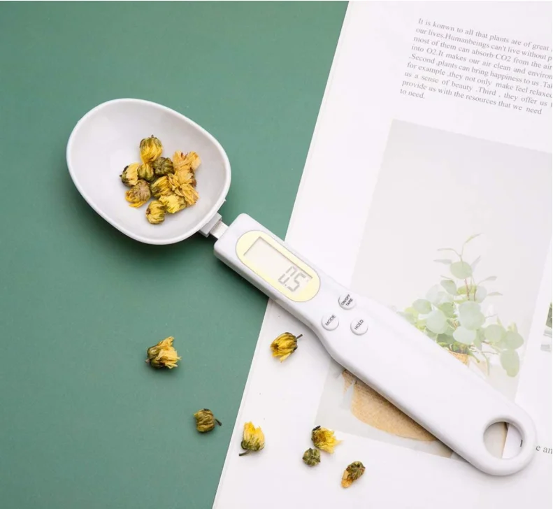 Digital Kitchen Spoon Scale - 500g/0.1g Electronic Measuring Spoon for ...