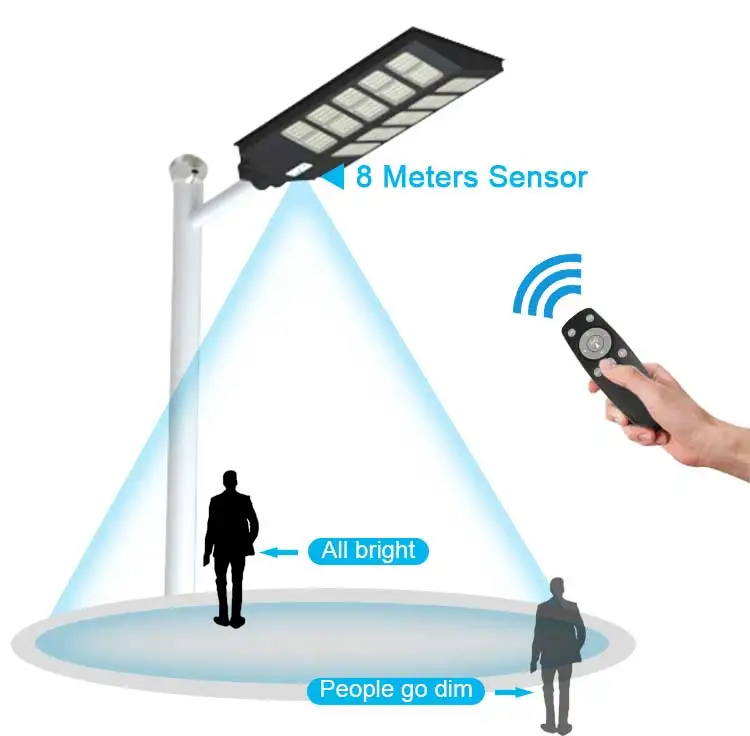 Sunmaster All In One Street Light 64ah 400w Outdoor 200w Led 500w Solar ...