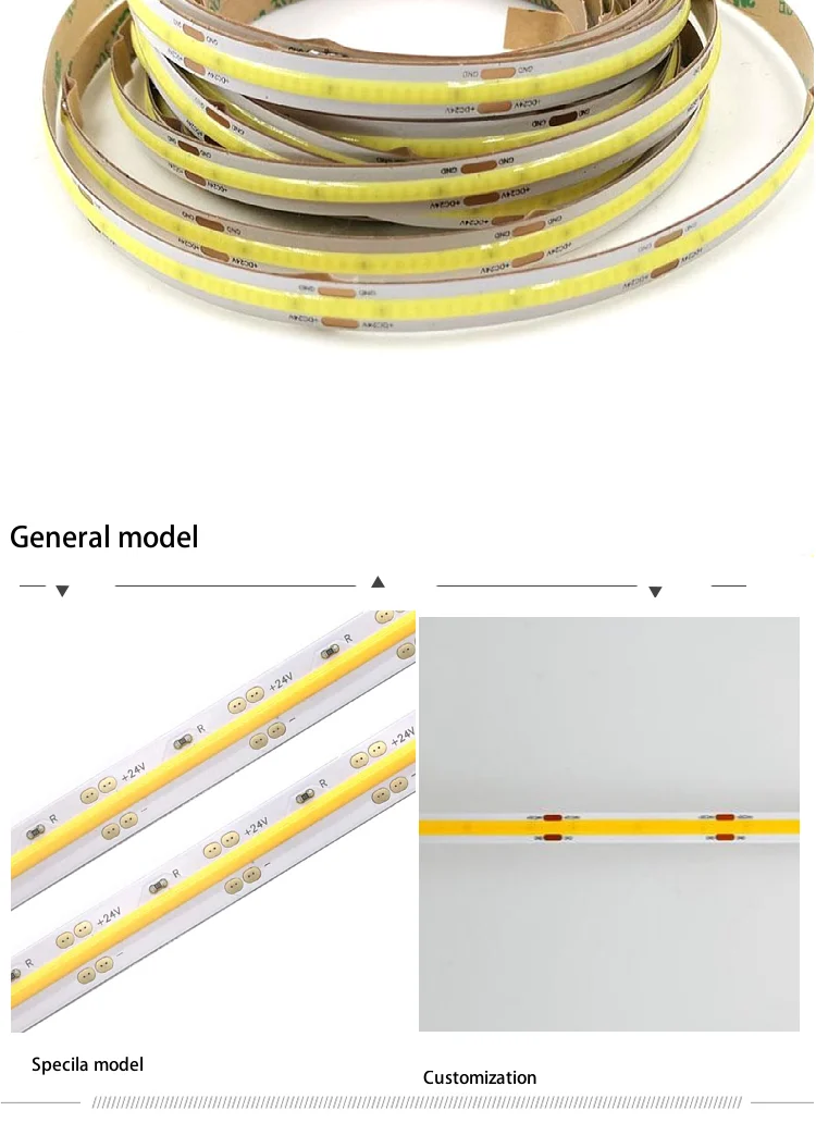 New Design Flexible Led Stripe COB Led Belt Lamp Super Bright Soft Rope ...