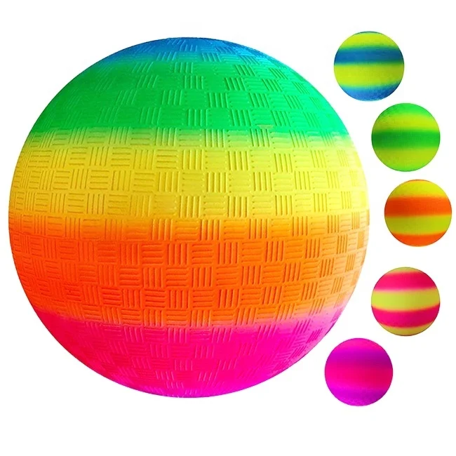 Pvc Bouncy 7 Inch Nontoxic Thickened Pantone Color Playground Ball Soft Toy Stress Ball Custom ...