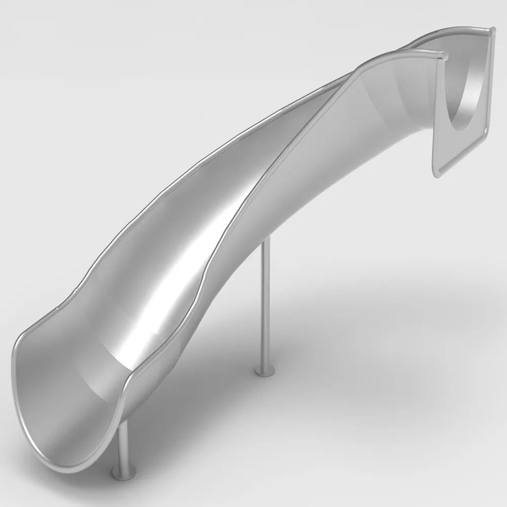 Attractive Outdoor Playground With Stainless Steel Playground Slide ...