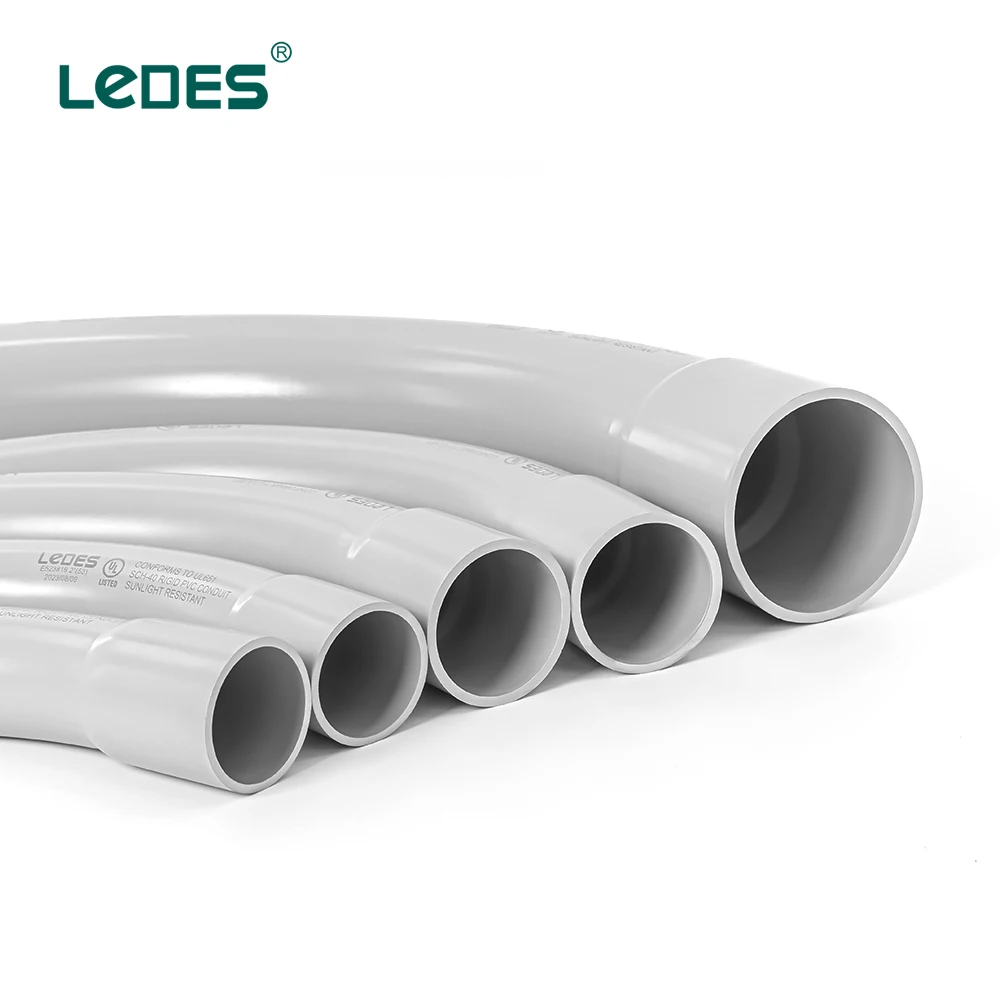 Ledes CSA Standard 90 Degrees Conduit Adapter - Electrical Pipe Bend
