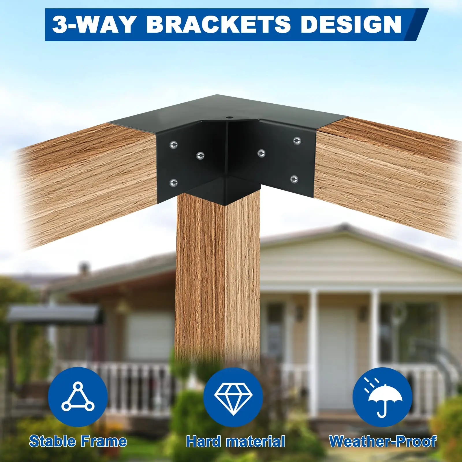 Pergola Bracket Kit - Durable Outdoor Garden Hardware