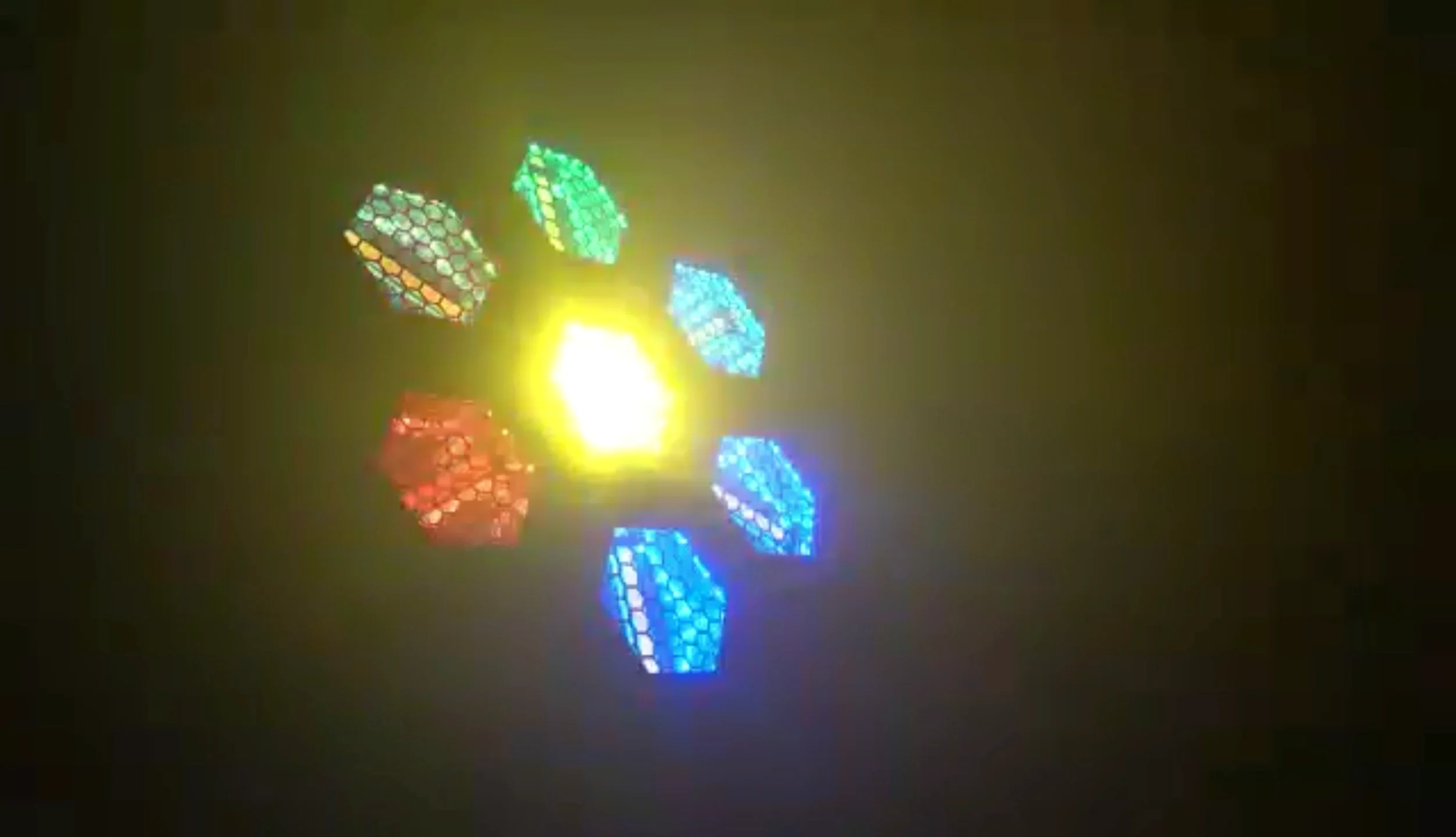 Portman Retro Stage Flash Light Strobe 7x100w Rgb Wash Effect Sound Dmx ...