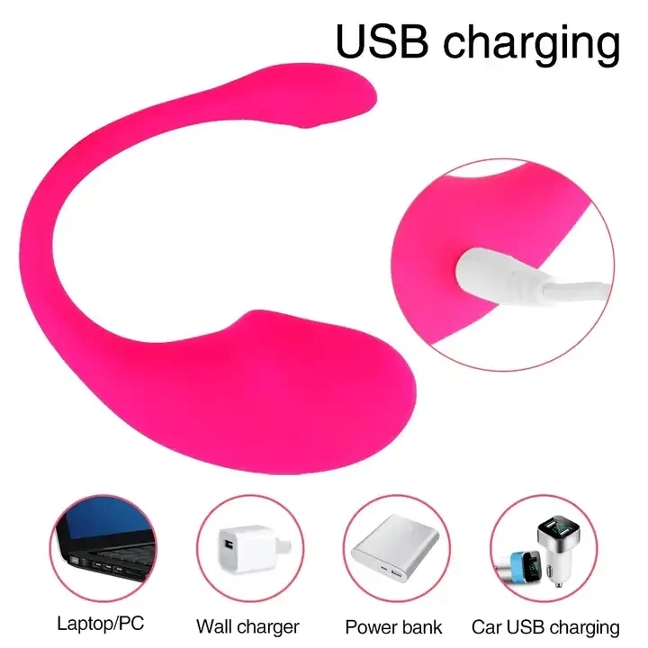 Mini Waterproof Jumping Egg Vibrator Wireless Usb Rechargeable Sexy Egg Shaped Vibrators For ...