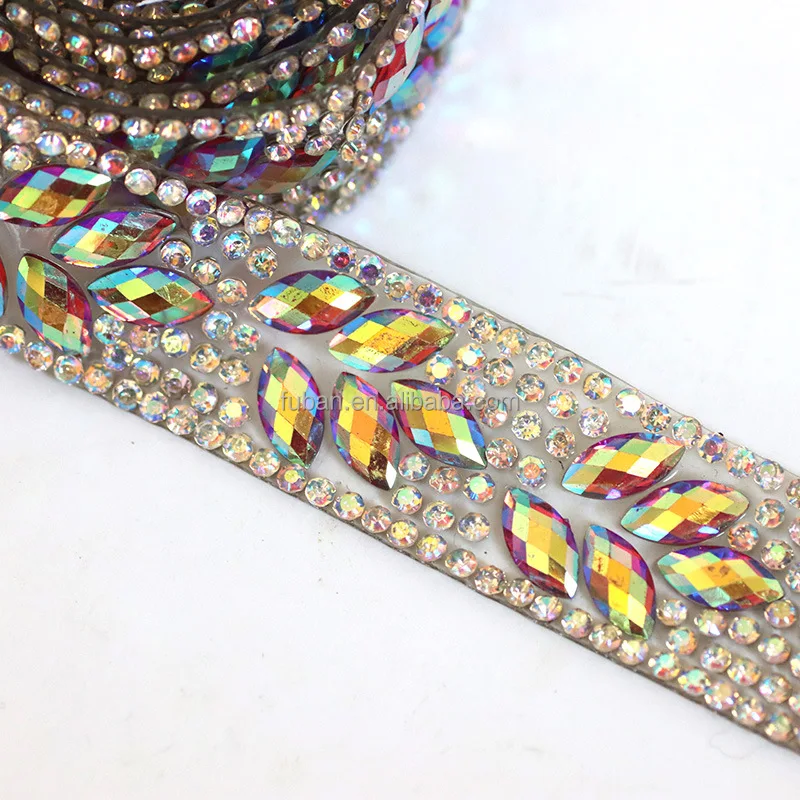 2024 Carnival Costume Jewelry Iron On Resin Trimming Hotfix Rhinestone ...