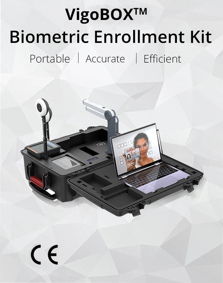 Four Finger Two Thumb Ten Print Scanner Digital 442 Finger Reader FBI ...