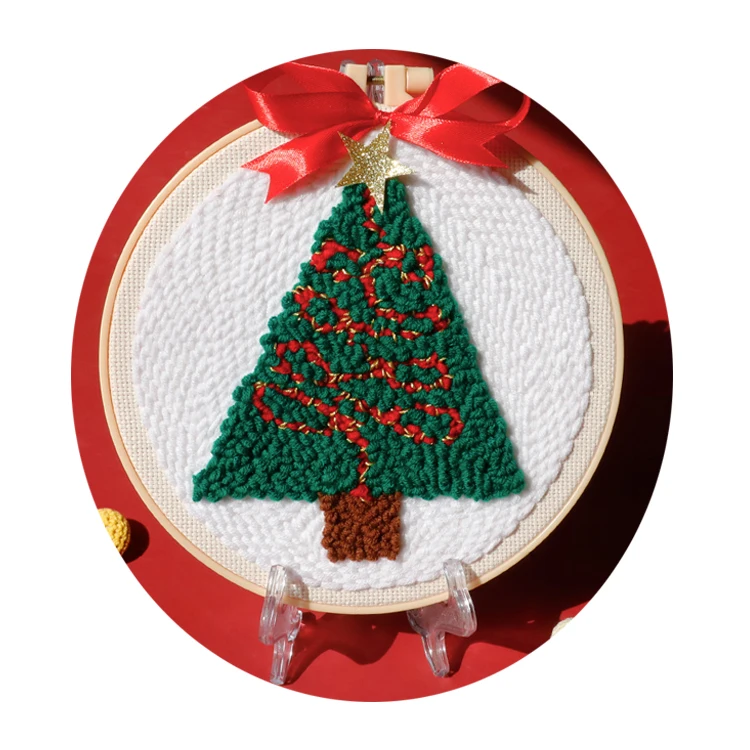 Wholesale DIY Creative Embroidery Crafts Sea Wave Punching Needle Rug ...