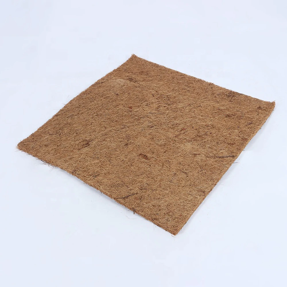 Rectangular Coconut Palm Pads Made From Natural Coconut Silk Are Used ...