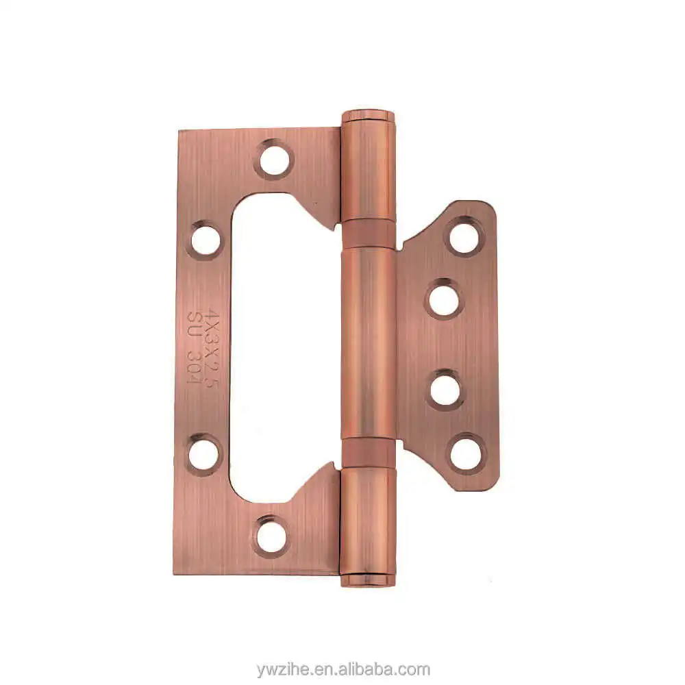2 Pcs (1 Pair) New Furniture Accessories 4-inch Free Slotted Door Hinge ...