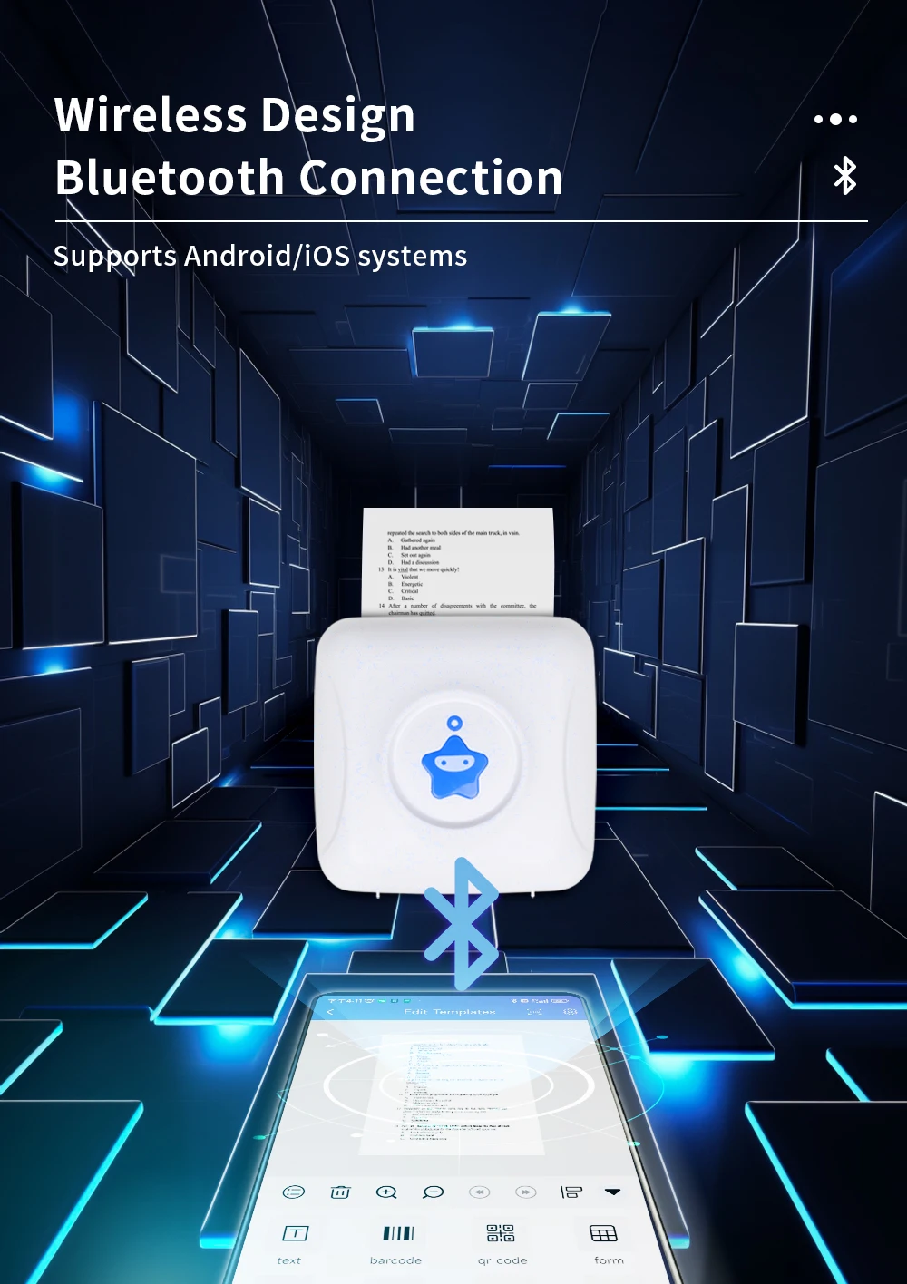 Xprinter Xp-tp2 Imprimante Thermique Portable Printer For Mobile Phone ...