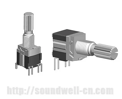 10mm RS1004 Metal Shaft Rotary Self-return Switch Volume Control Reset ...