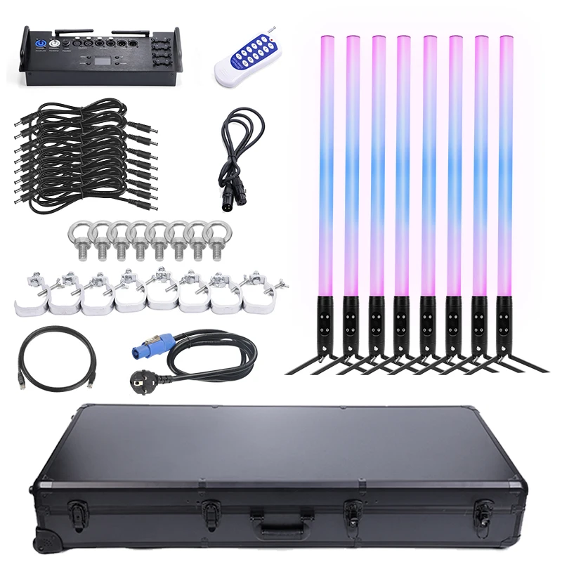 360 Degree Titan Tube Dmx Rgb Led Tube Pixel Wireless Battery Ir ...