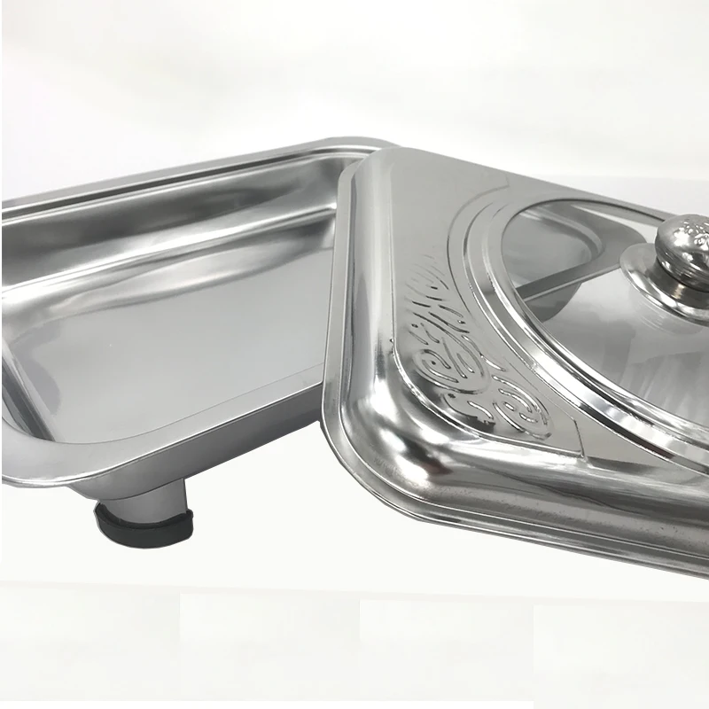 Hot Sale Commercial Stainless Steel Service Dish Buffet Food Warm Plate ...