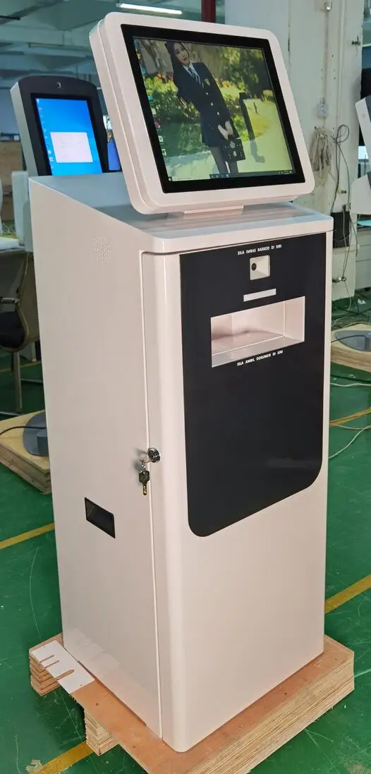 Self Service Touch Screen A4 Document Printing And Scanning Kiosk With ...