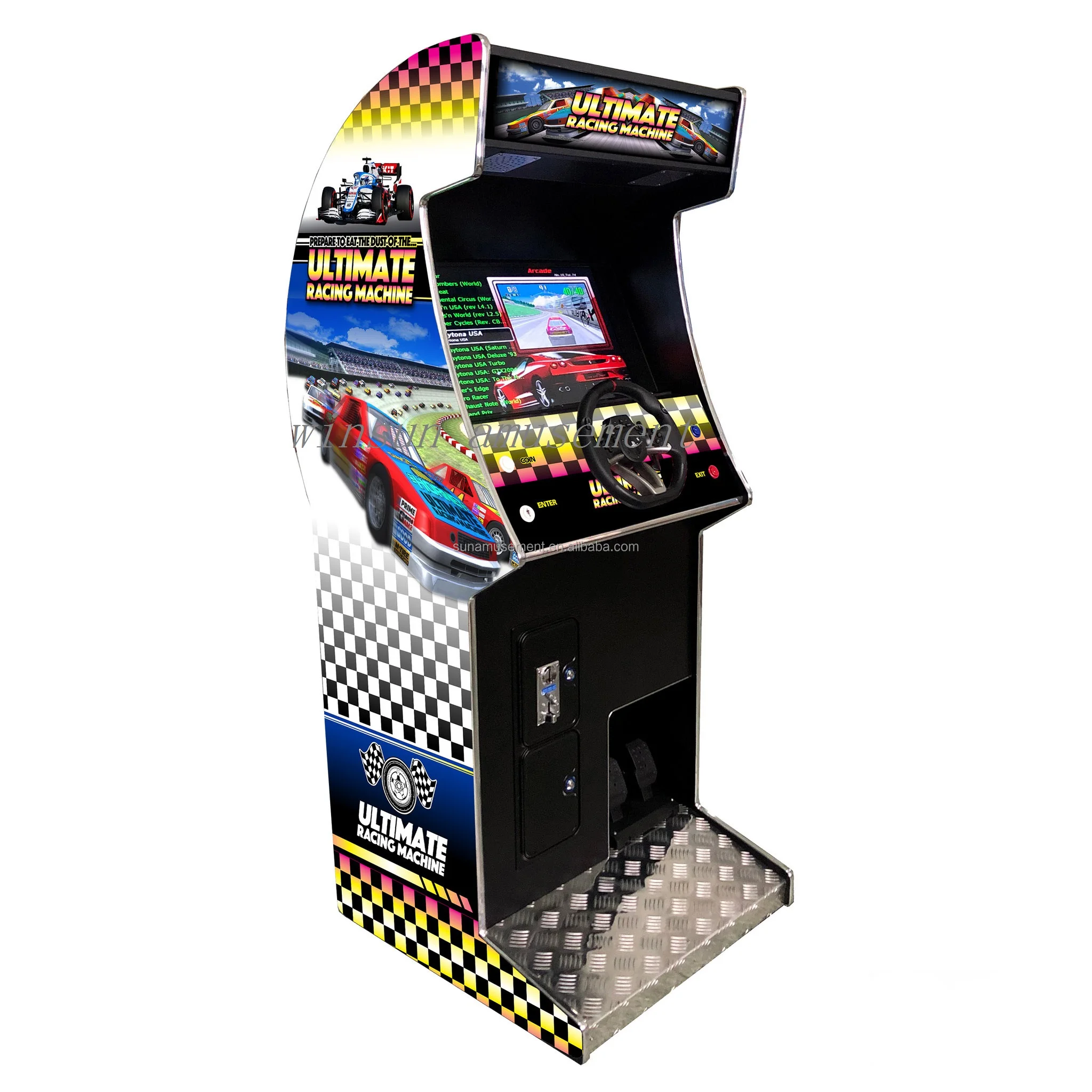 140 Racing Games In 1 Upright Prime Arcade Car Machine - Buy Racing ...