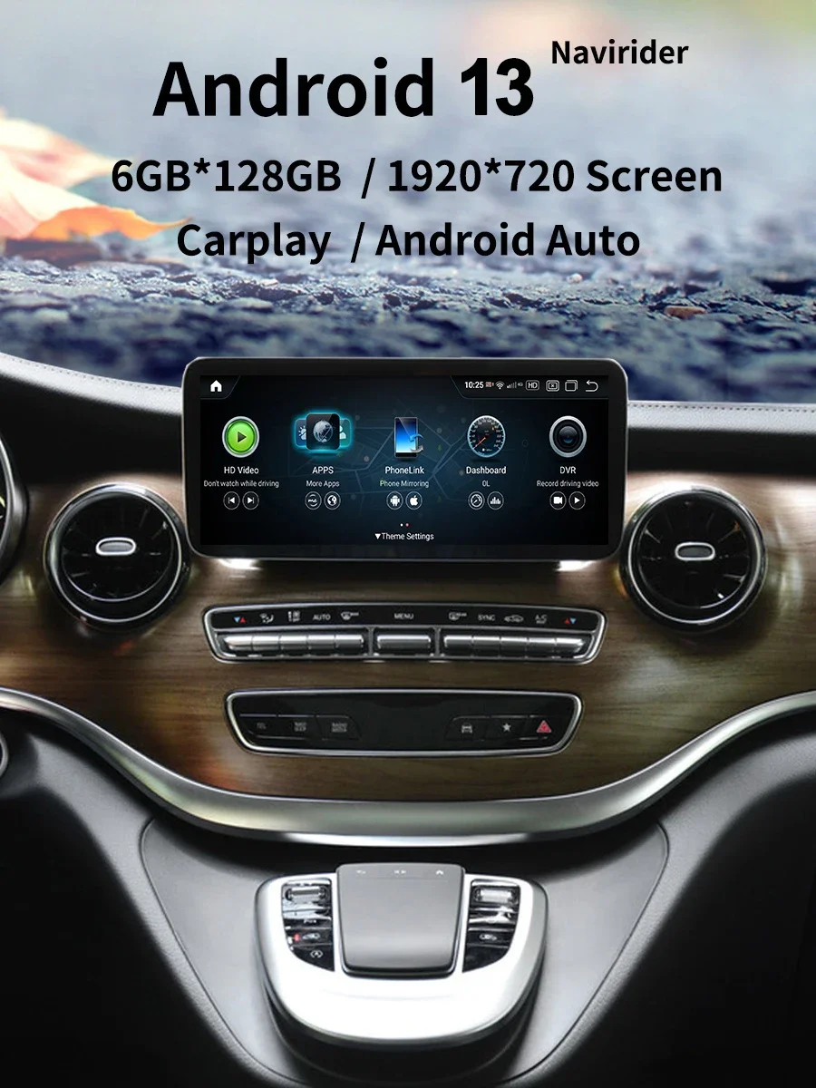 12.3inch Android 13 for Benz V Class - Navirider V260