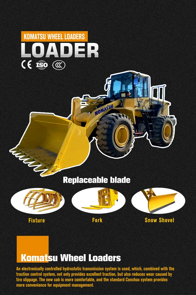 Komatsu WA900-3E0 Wheel Drive Construction Machinery for Sale