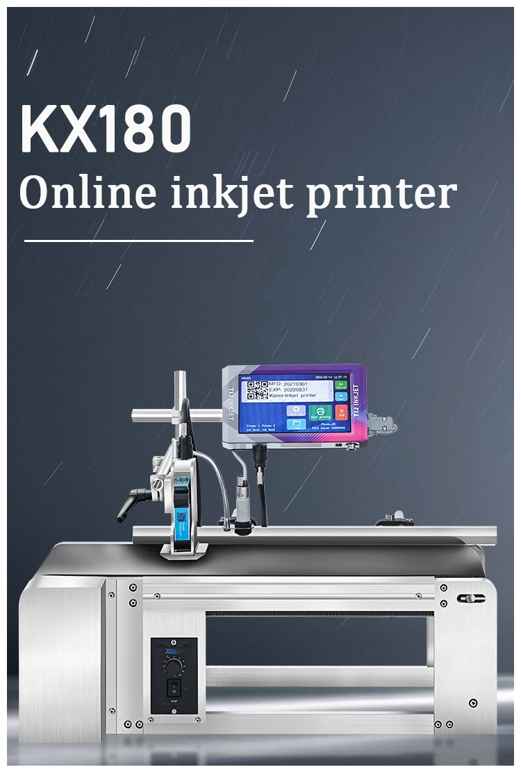 KELIER KX180 - Smart Tij Thermal Inkjet Printer for All Needs