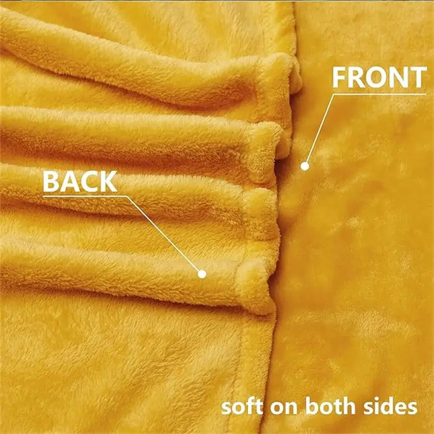 Luxury Soft Promotional Flannel Fleece Blanket Travel Blanket Throw ...