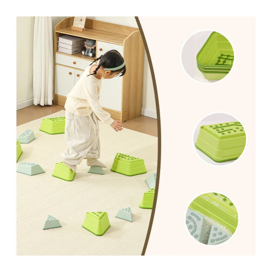2025 Educational Safe Balance Toy Sensory Training Tools stepping ...