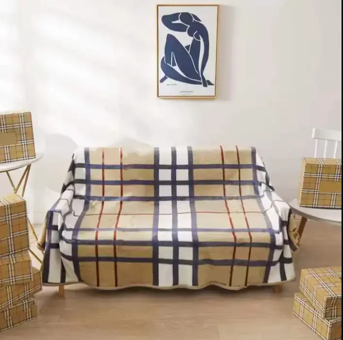 Comfortable Super Soft Brand Designer Throw Blanket Fleece Flannel ...