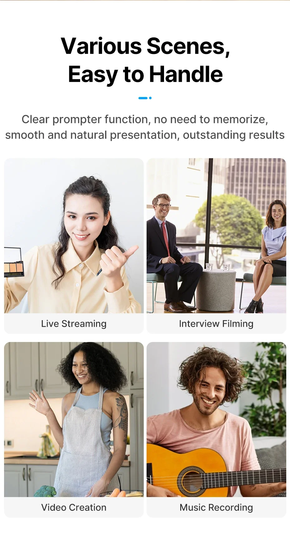 Ulanzi RT02 Universal Teleprompter Prompter Dslr Camera Smartphone ...