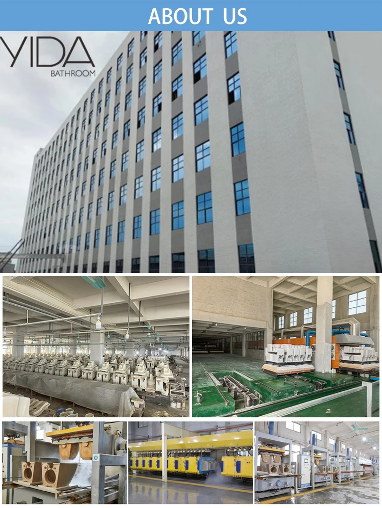 YIDA Big Size White Modern Design Ceramic Bathroom Mounted Hung Wash ...