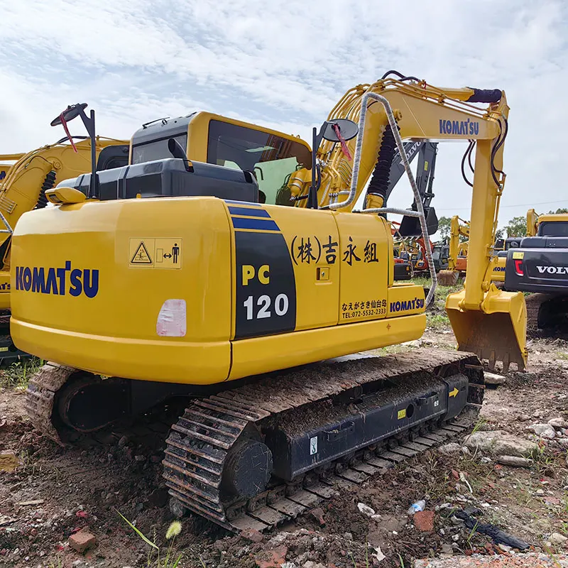 Used Komatsu PC120 Excavator 2020-2023 Model 12 Ton Hydraulic System ...