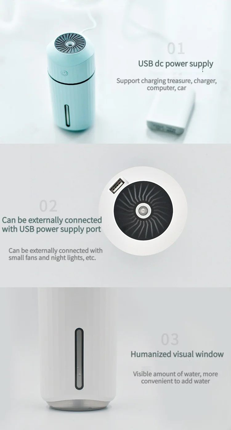 Modern Design Portable Usb Water Bottle Humidifier Air Humidifier ...