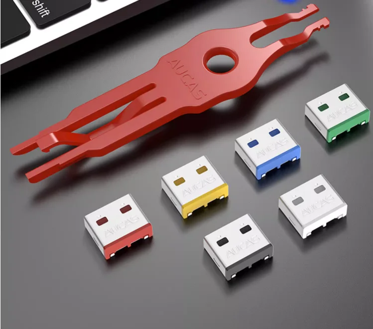 Secure Your Network with Aucas RJ45 Port Lock USB Plug Locks