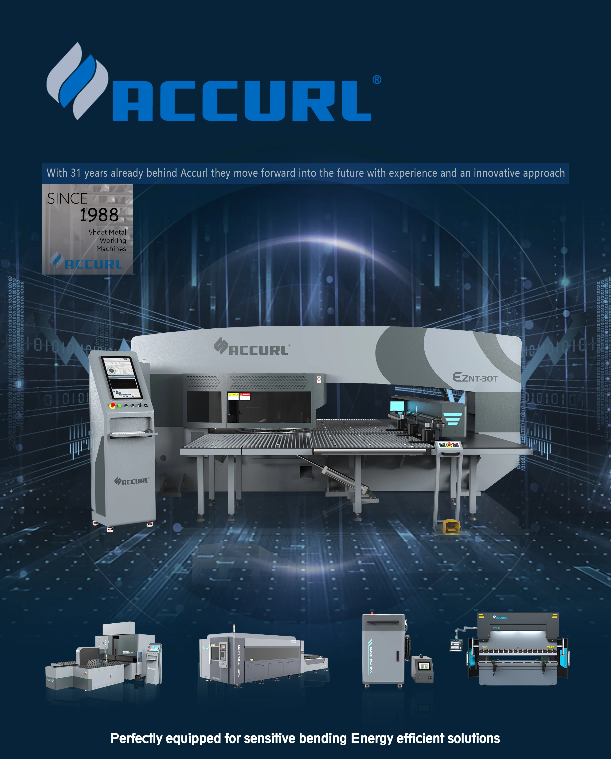 ACCURL 2023 New Combining Laser Punching and Cutting Machine for Metal ...