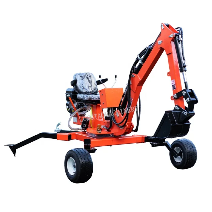 High Quality 360 Degree Rotation Atv Towable Backhoe Digger Excavator ...