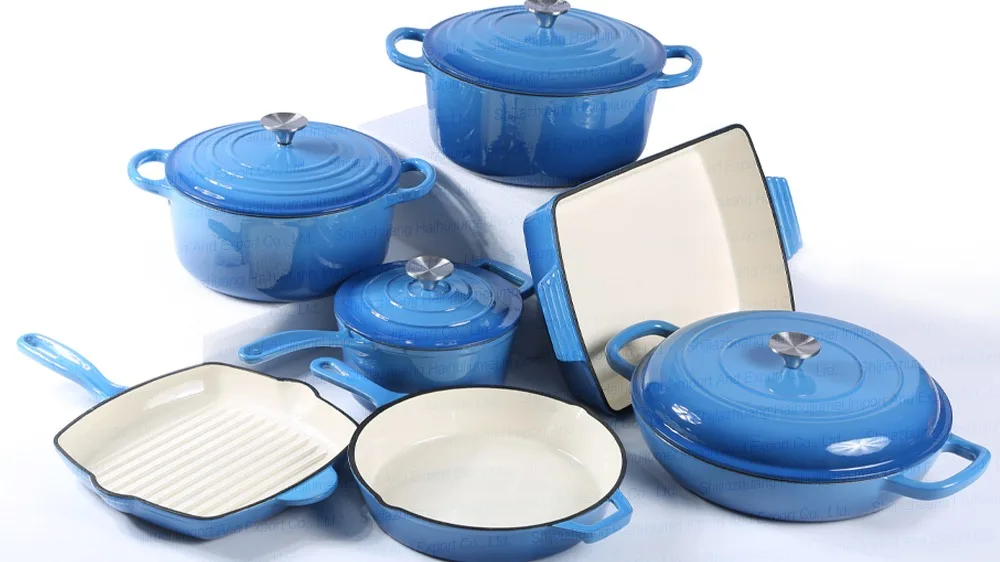 Wholesale Enamel Cast Iron Cookware Cooking Pot Casserole Set Wholesale ...