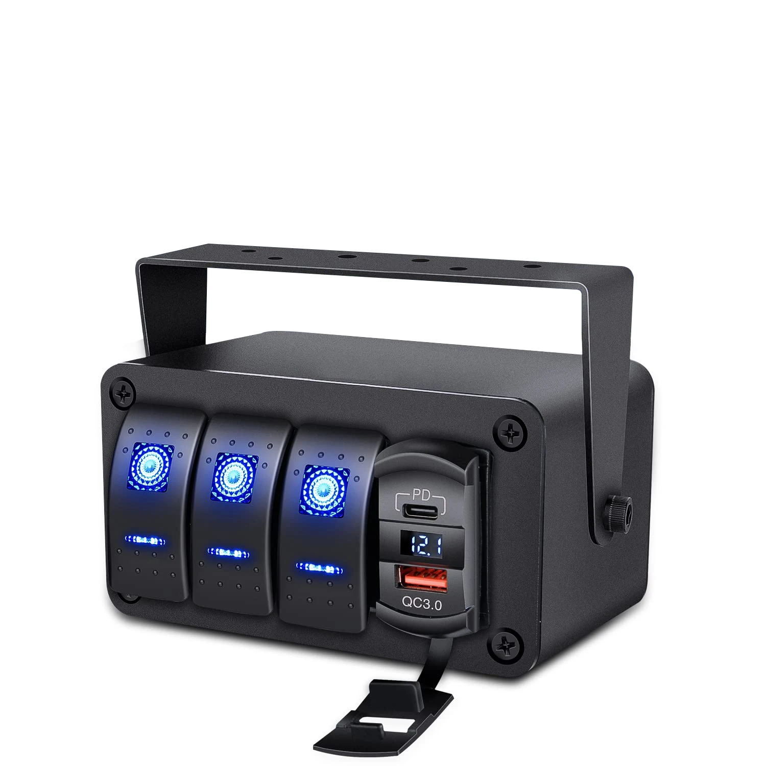 Wlt 4-group Aluminium Material Rocker Switch Control With Large Iron ...