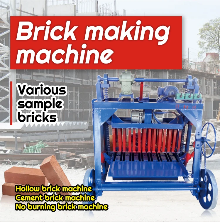 Cheap Price of Brick Machine Mobile Small Concrete Hollow Solid Cement ...