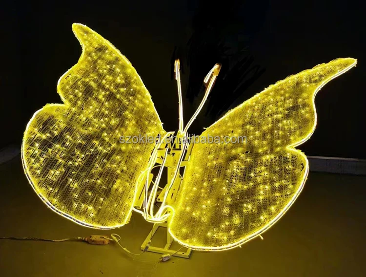 Decorative Giant LED Butterfly Lights for Events, Weddings, and Parties ...