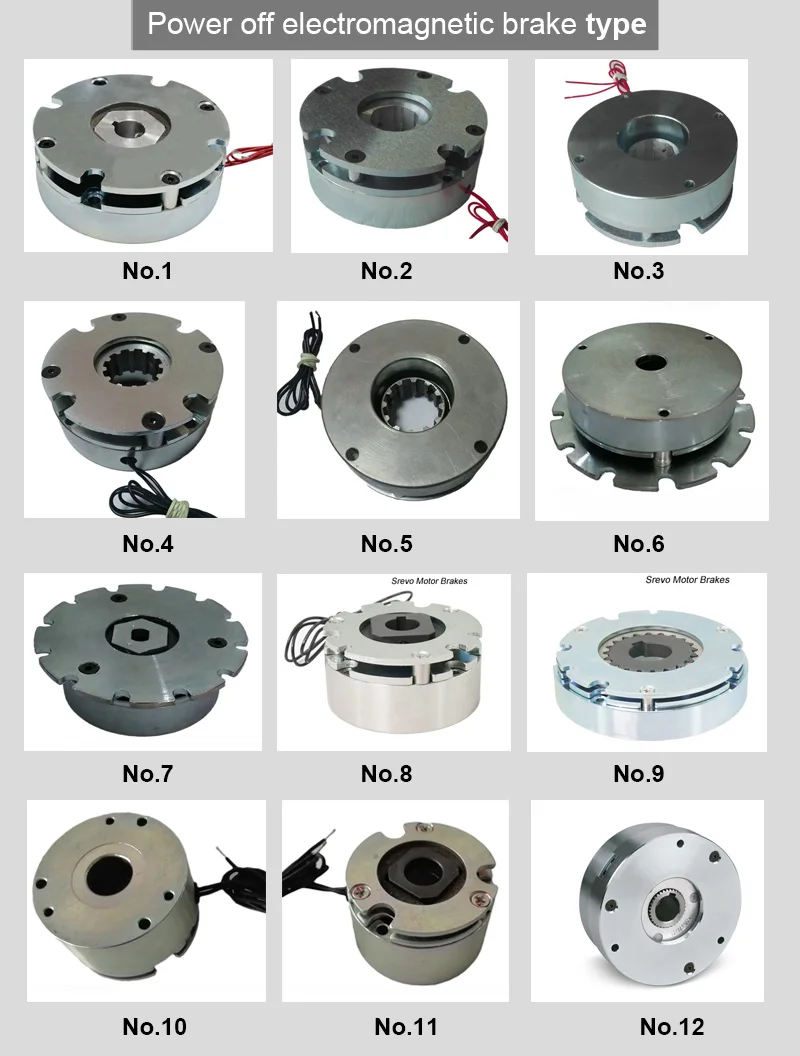 24V DC Safe Electric Motor with Power-off Brake Feature