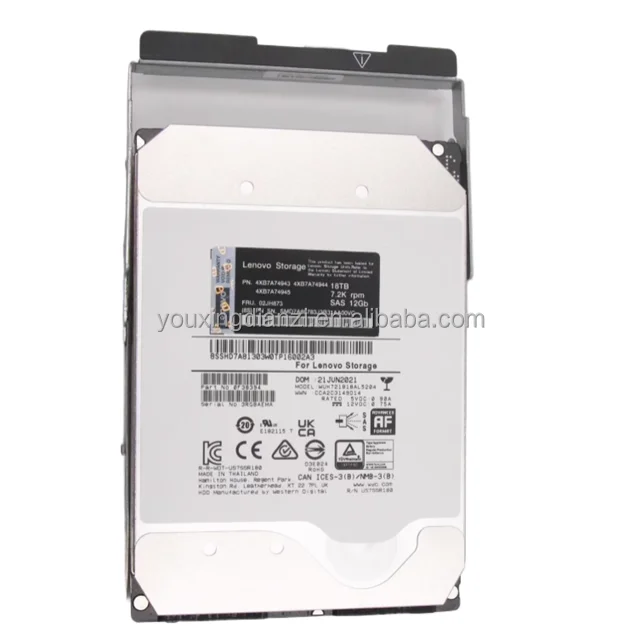 LNV 4XB7A74943 B4DQ 02JH873 DE Series 18TB 7.2K 3.5" HDD