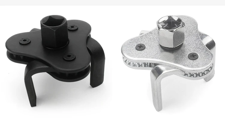 Universal Adjustable 3 Jaw Oil Filter Cap Wrench for Auto Repair Tools