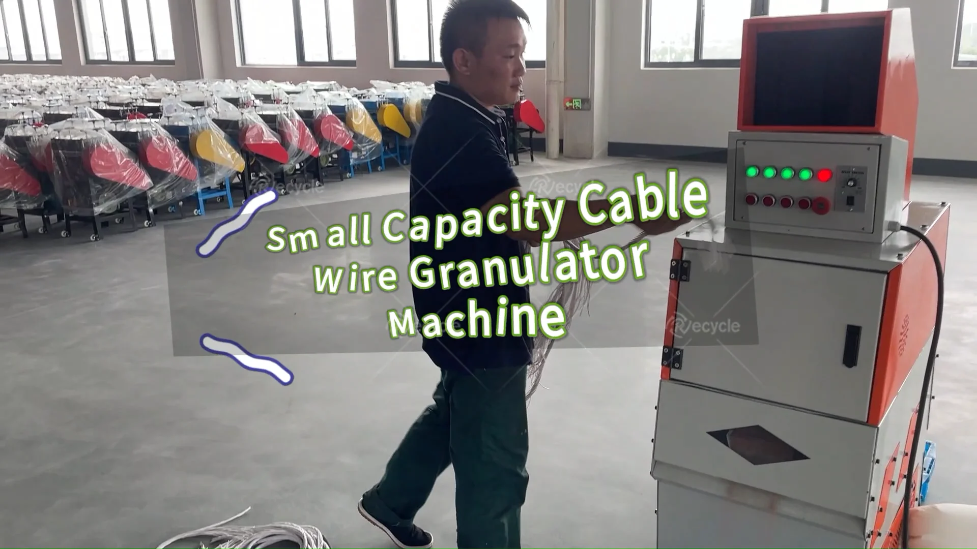 Portable Waste Copper Wire Electrical Wire Granulator Recycling Machine ...