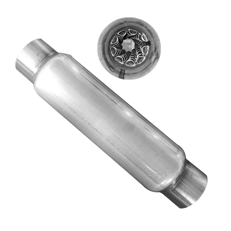 Glass Pack Straight-Through Muffler - Universal - Aluminized Steel ...